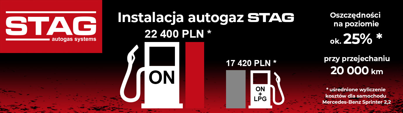 Diesel w gazie - instalacja LPG w Dieslu - STAG